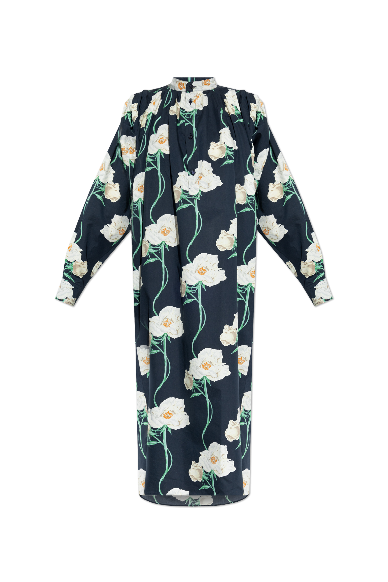 KENZO Floral Motif Midi Dress